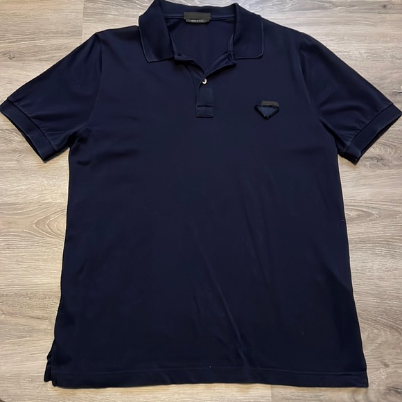 Prada | Shirts | Prada Mens Polo Size Xgs Xxl | Poshmark